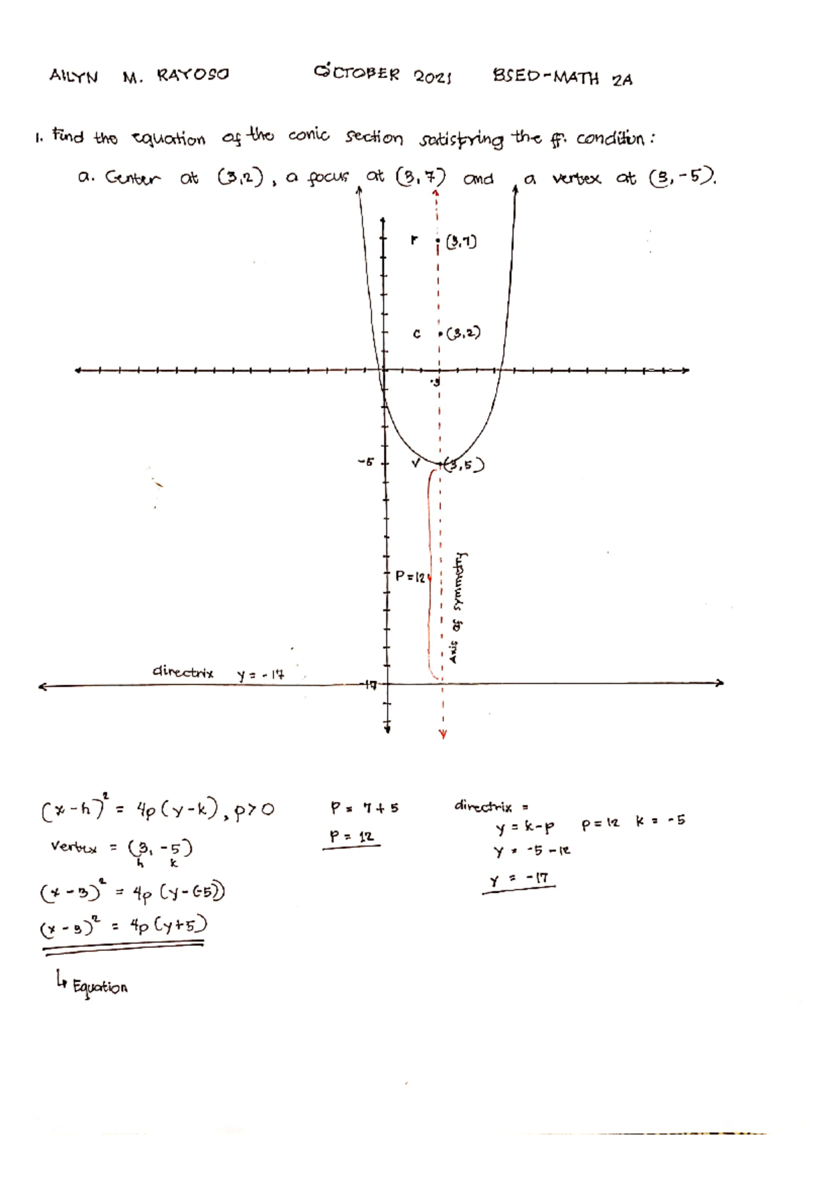 Assignment in Calculus - Differential & Integral Calculus - Studocu