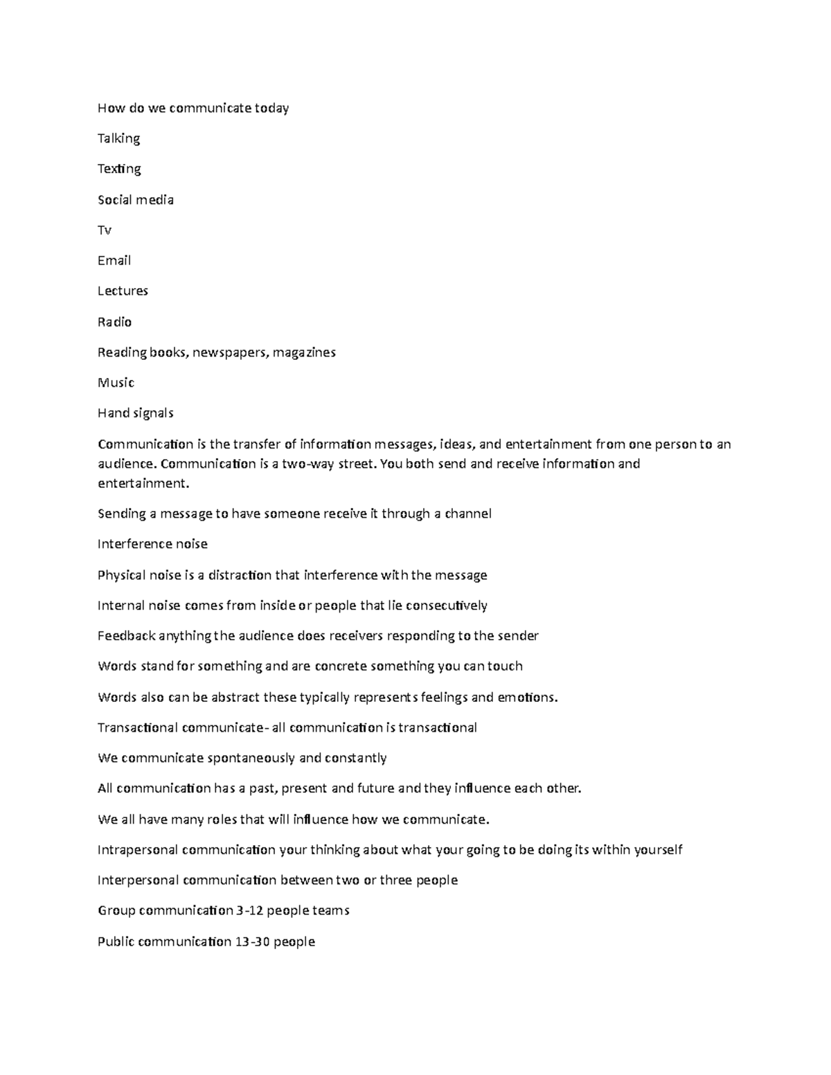 How do we communicate today - How do we communicate today Talking ...