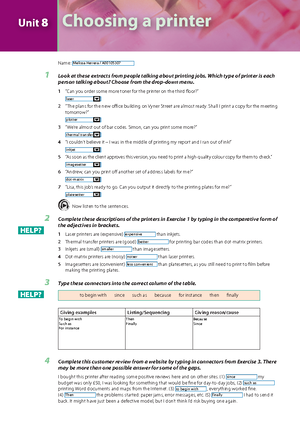 Unit 02 Extra Grammar Exercises- Answers - NAME: DATE: Top Notch 2, Third Edition Unit 2, Lesson ...