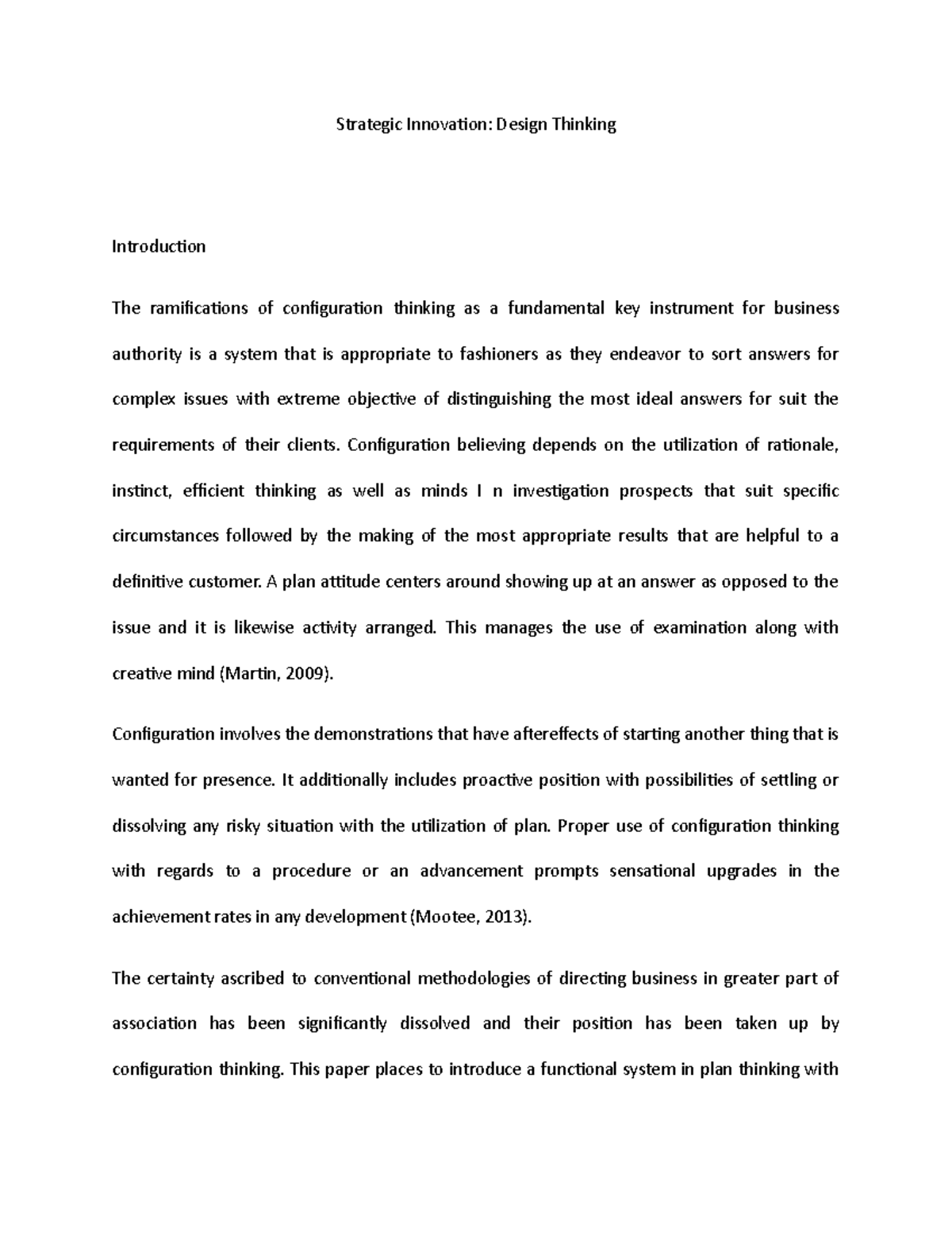 Strategic Innov - Strategic Innovation: Design Thinking Introduction ...