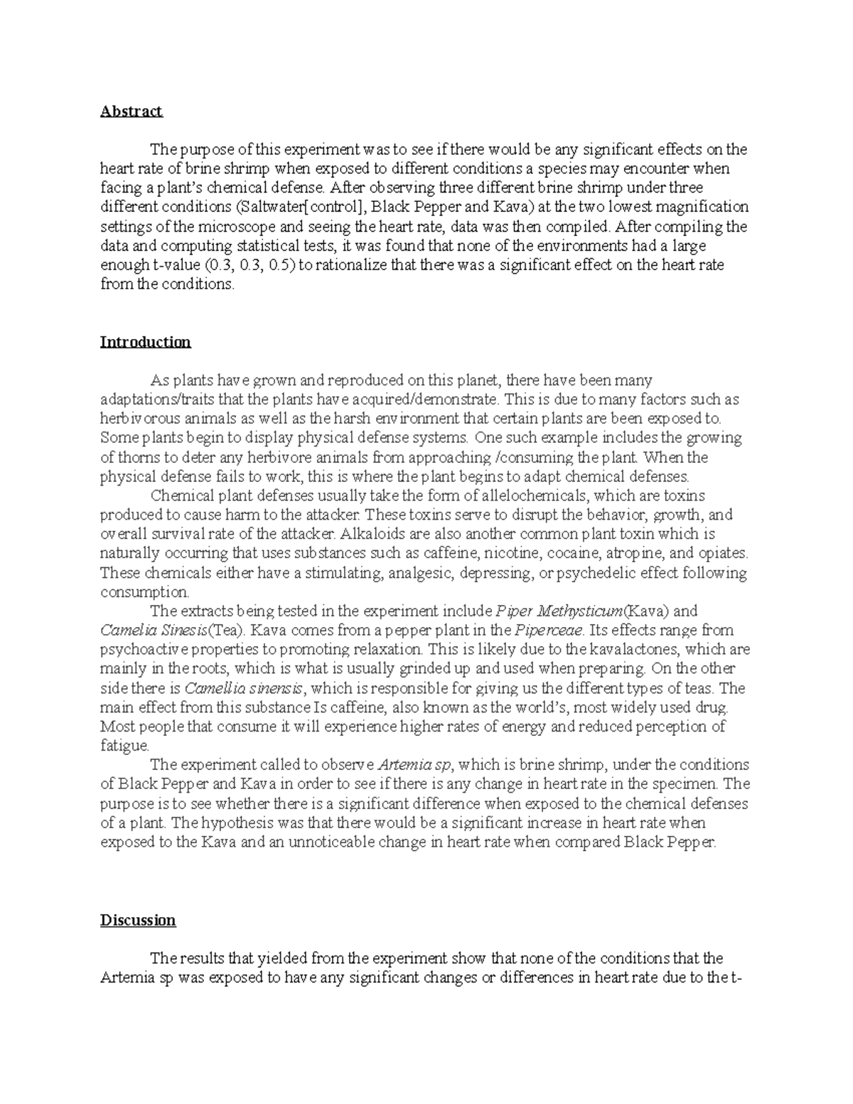 Abstract, Discussion, and Introduction - Abstract The purpose of this ...