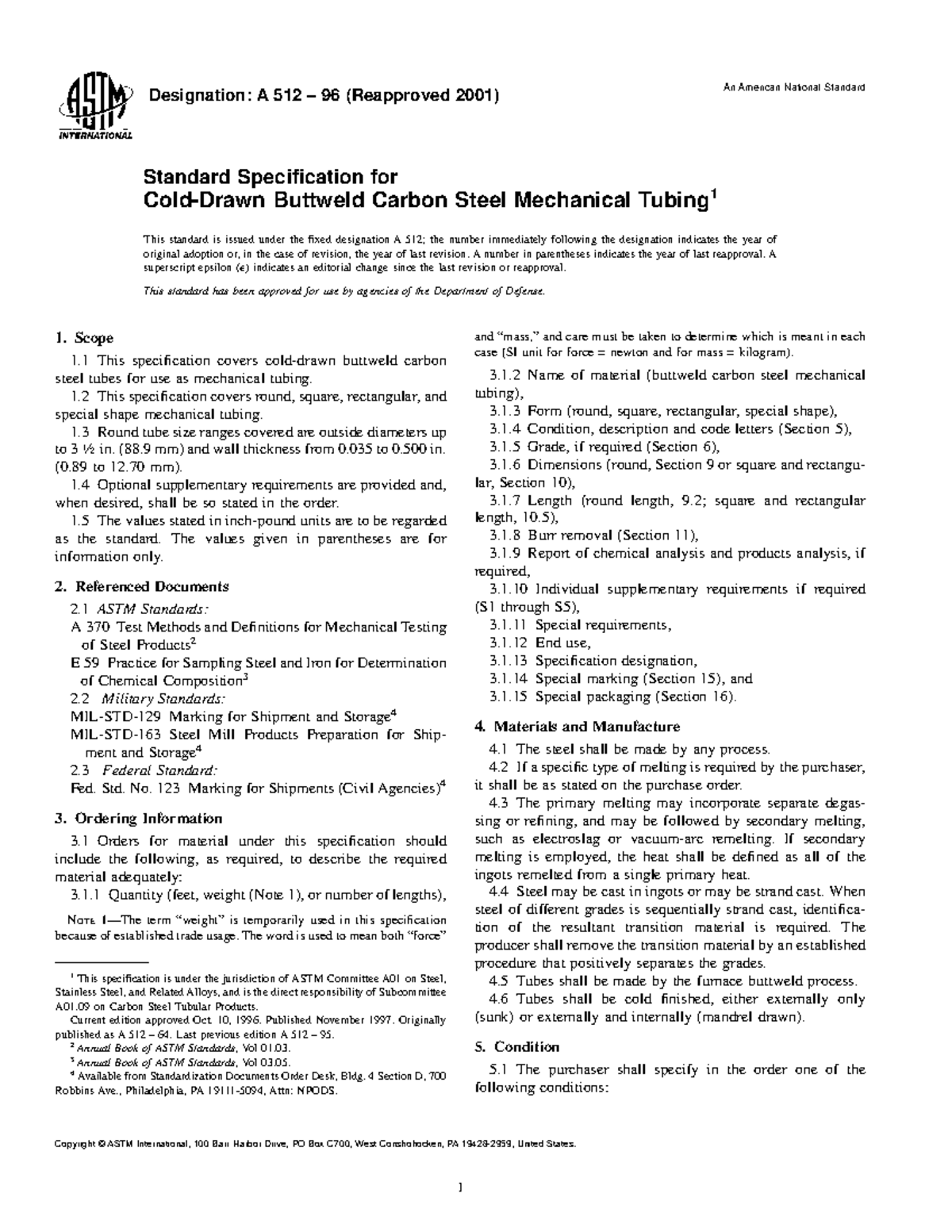 Astm-a512 - Composición de materiales de acero y propiedades mecánicas ...