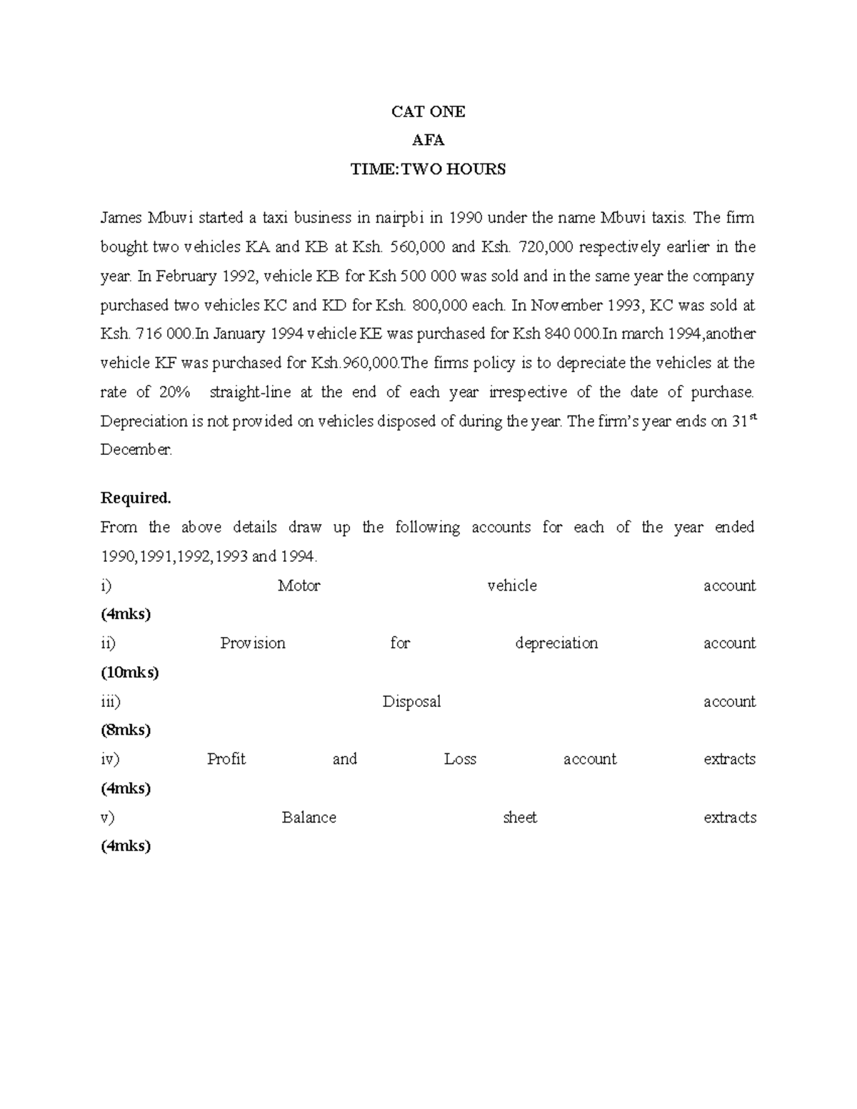 AFA CAT - recommended notes for learning students - CAT ONE AFA TIME ...