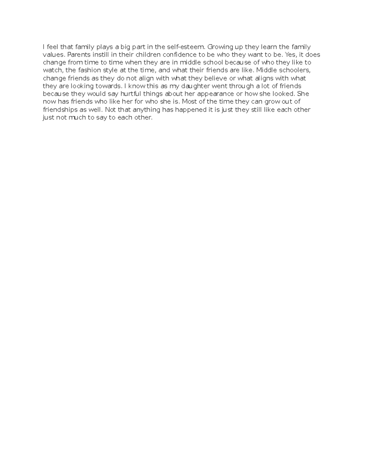Document 605609178 Copy I Feel That Family Plays A Big Part In The document-605609178-copy-i-feel-that-family-plays-a-big-part-in-the