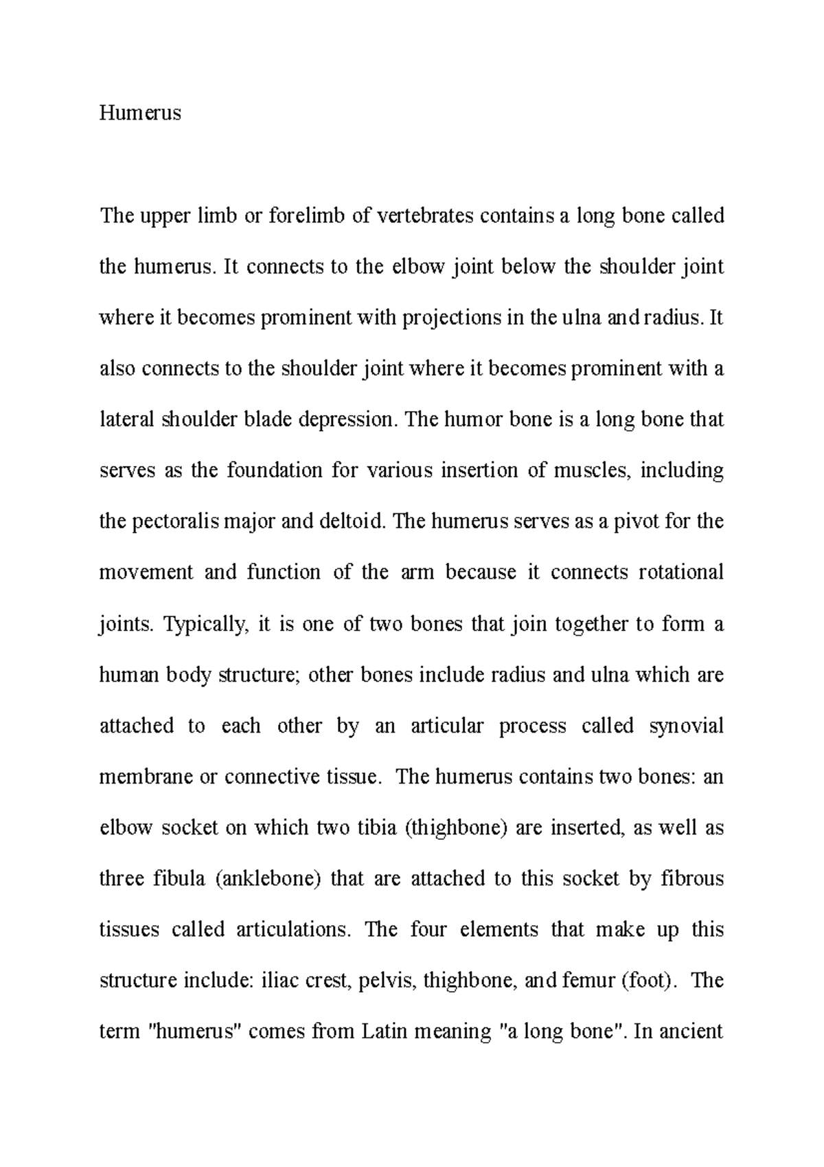 humerus-humerus-the-upper-limb-or-forelimb-of-vertebrates-contains-a