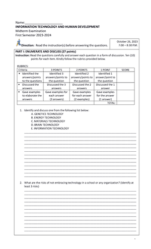 HAP Lab Activity Skeletal and Articular System - Angeles University ...
