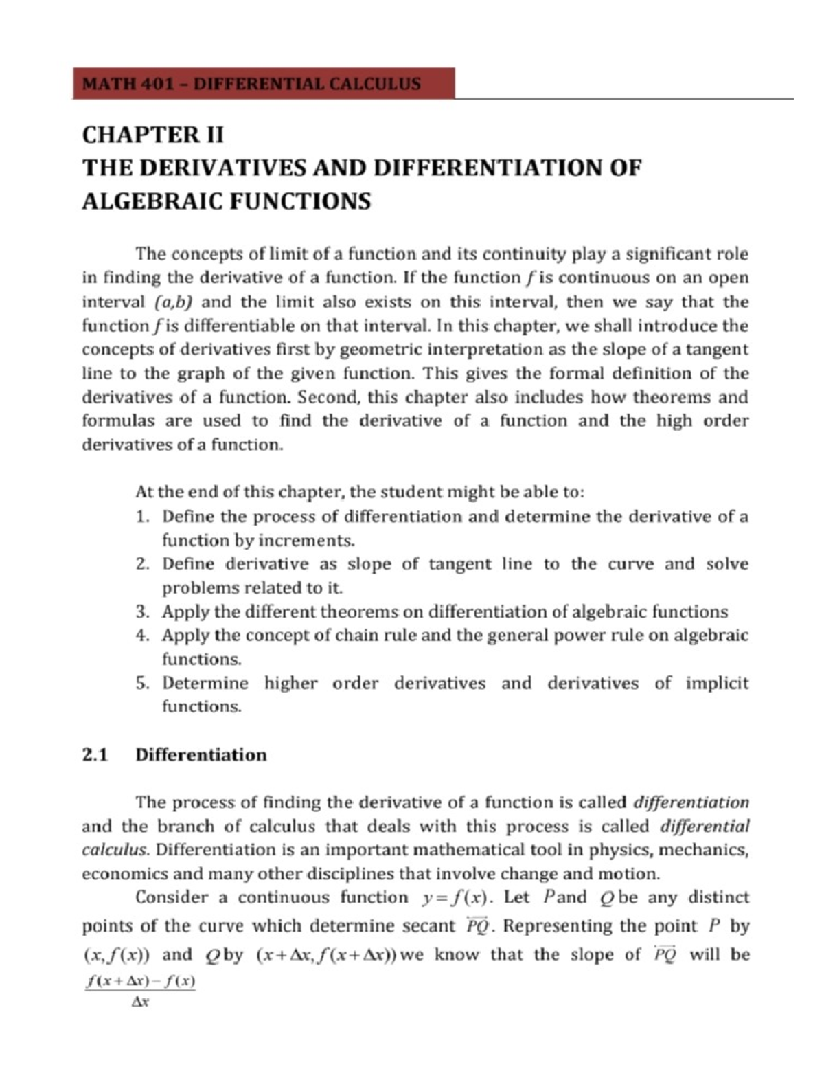 WEEK 4 - Increment Method - Diffcal - Studocu