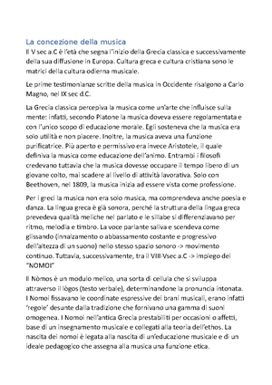 Storia della musica moderna e contemporanea.pdf - 1 Appunt presi in ...
