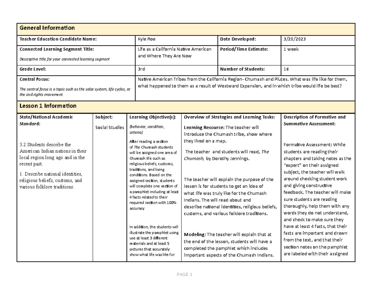 Kyle childrens lit learning segment 6 - General Information Teacher ...