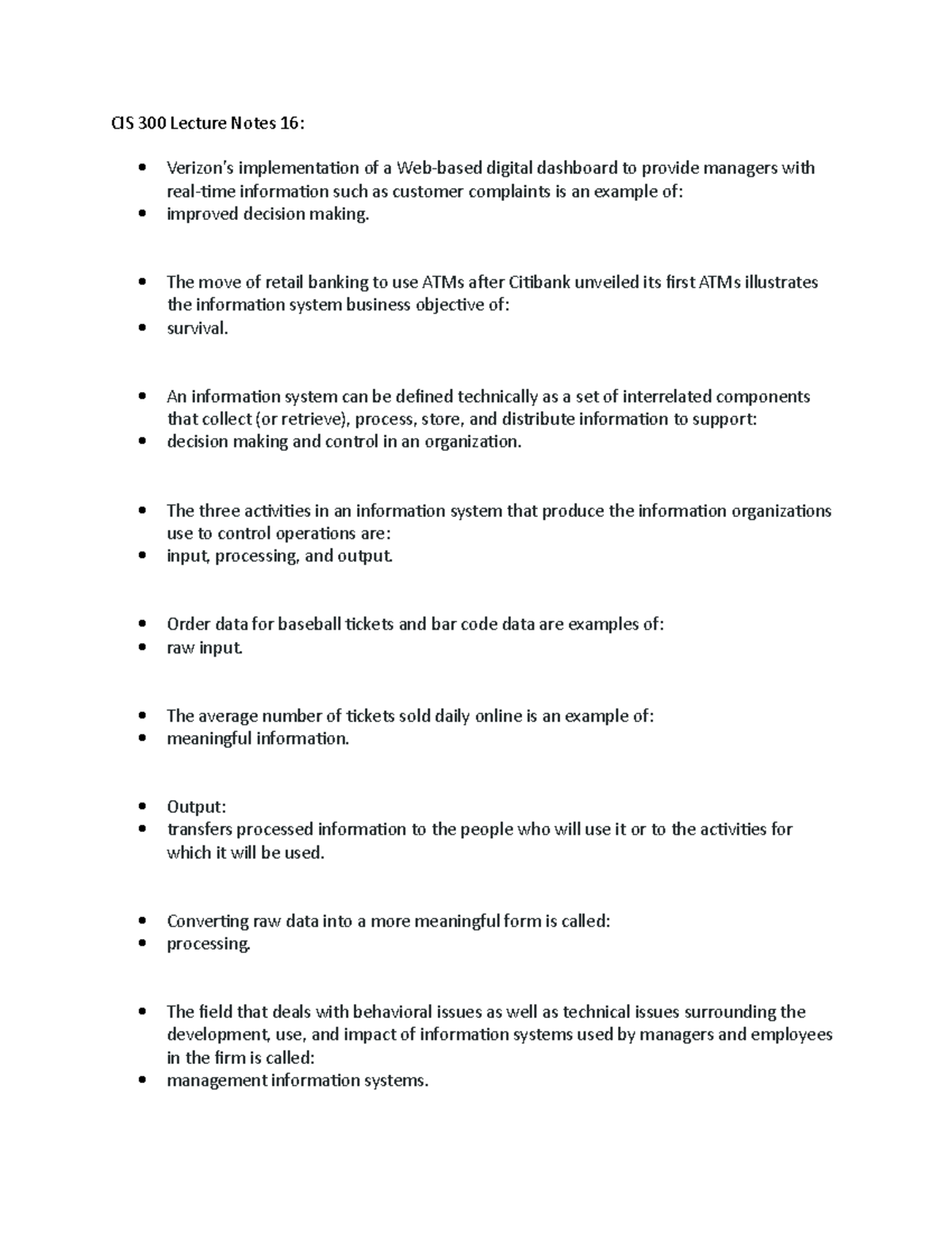 Cis 300 Lecture Notes 16 Cis 300 Lecture Notes 16 Verizons Implementation Of A Web Based