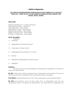 [Solved] Magbigay ng halimbawa sa talumpati tungkol sa sarili - Komunikasyon sa Akademikong ...