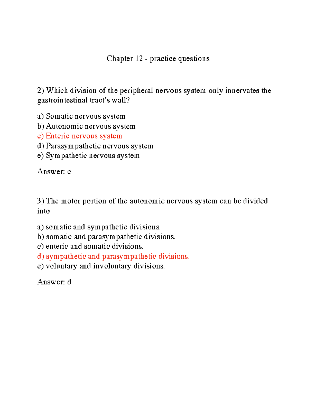 Chapter 12 - practice questions - Chapter 12 - practice questions Which ...
