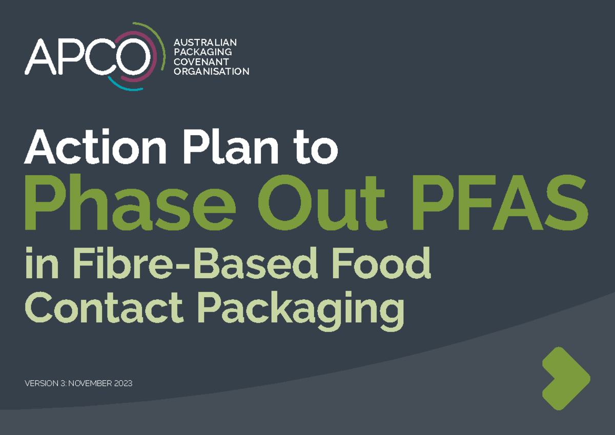 Action Plan to Phase Out PFAS in Fibre-Based Food Contact Packaging ...