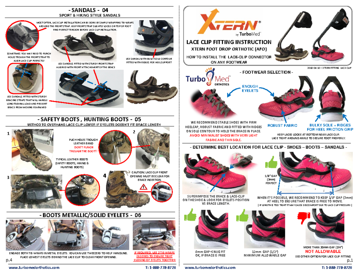 Xtern Fitting Instruction ( Letter) V0 - MORE THAN 20mm GAP (3/4”) NOT ...