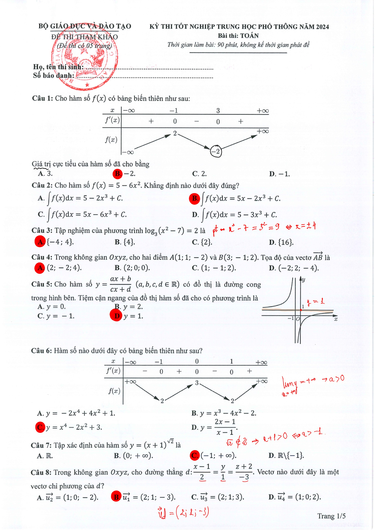 ĐỀ THAM KHẢO - ádasdsa - BOGIÁODUCVADAOTAO KY THI TÓT NGHIEP TRUNG HQC ...
