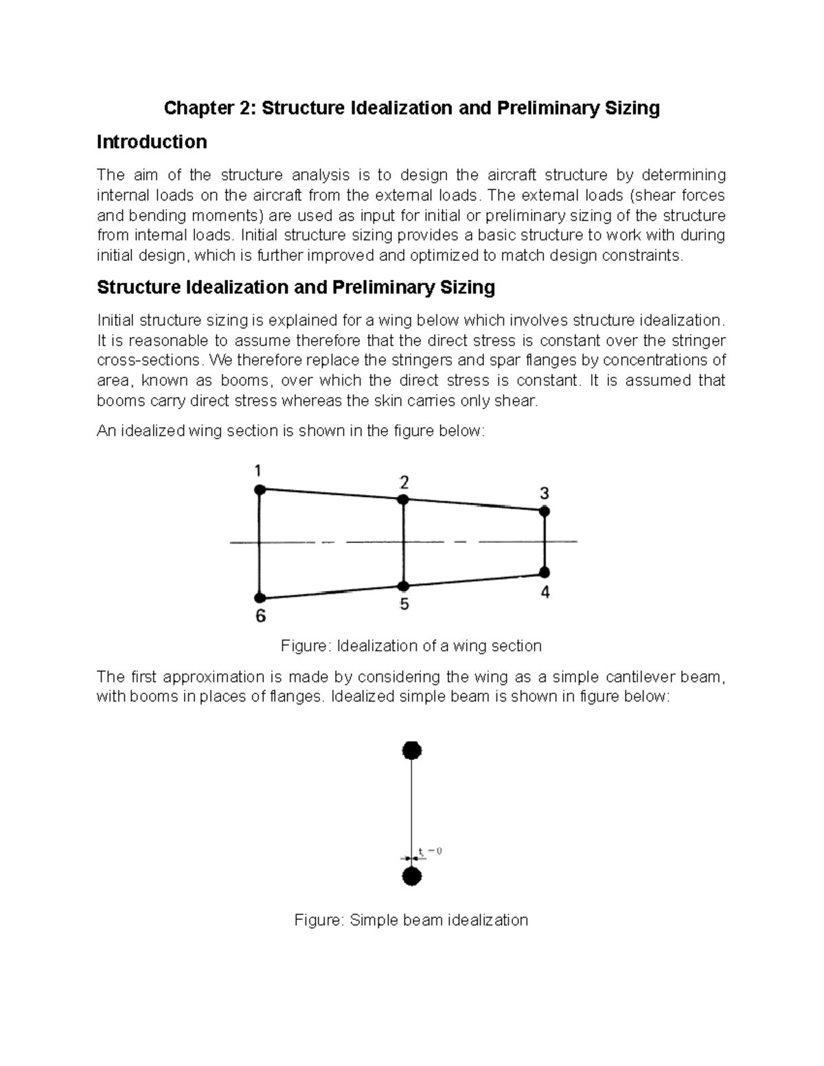 Report Nabeel 2 - Chapter 2: Structure Idealization and Preliminary ...