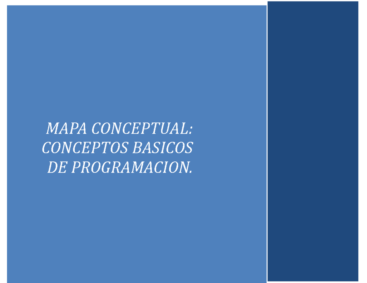 introduccion a las tics - MAPA CONCEPTUAL: CONCEPTOS BASICOS DE ...