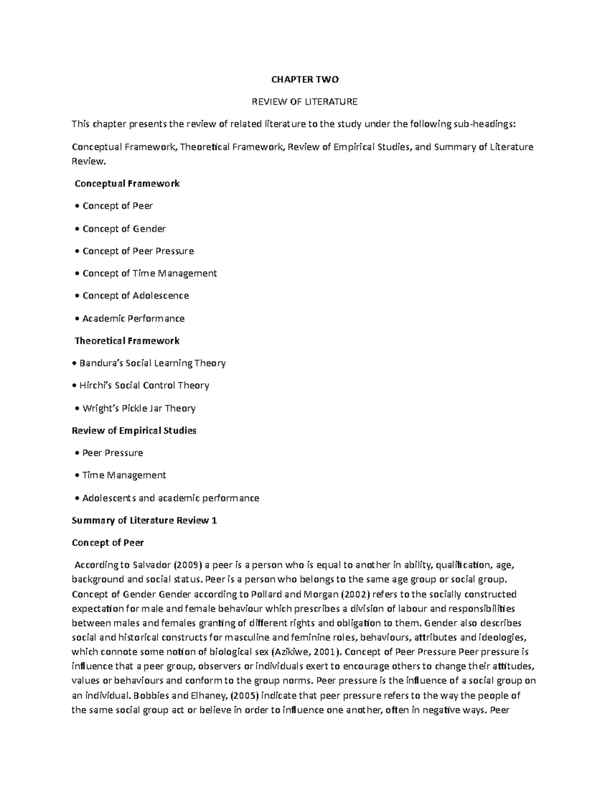 Chapter 2 - it helps for you - CHAPTER TWO REVIEW OF LITERATURE This ...