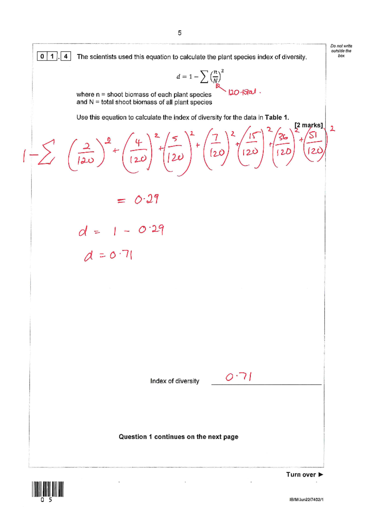 Paper 1 2022 Maths - Studocu