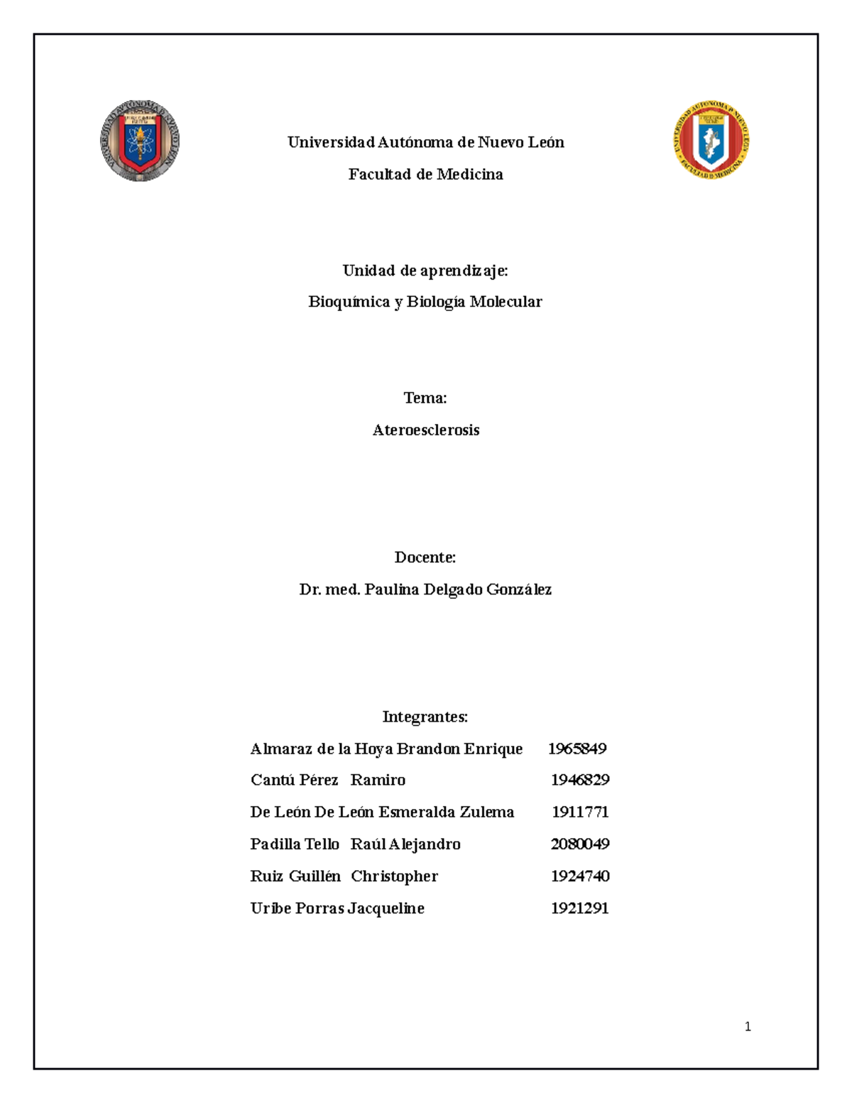 Ateroesclerosis sias asdflk sadfaopeuropi - Universidad Autónoma de ...