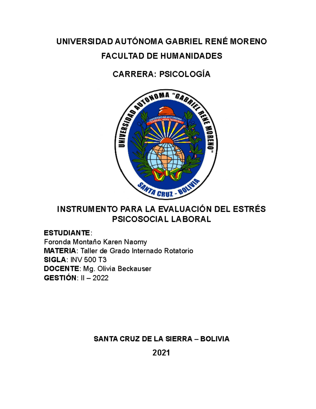 Instrumento - Ficha Tecnica Naomy - UNIVERSIDAD AUTÓNOMA GABRIEL RENÉ ...
