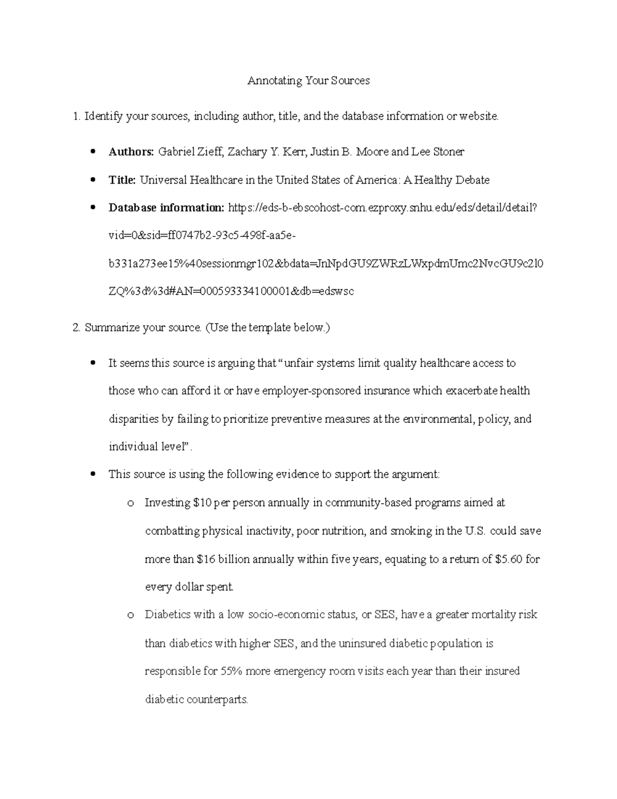 Eng123 - Annotating Your Sources - Annotating Your Sources Identify ...