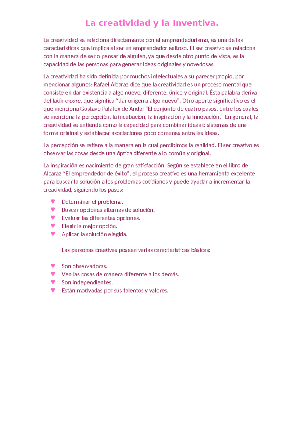 La creatividad y la Inventiva - La creatividad se relaciona ...