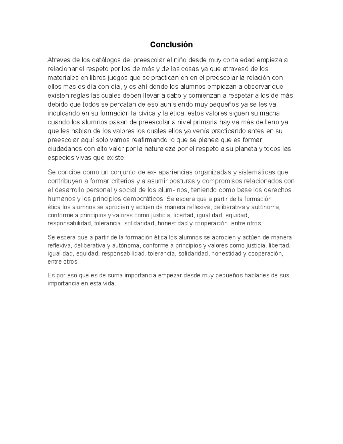 Conclusión js - análisis de apoyo para tus trabajos - Conclusión ...