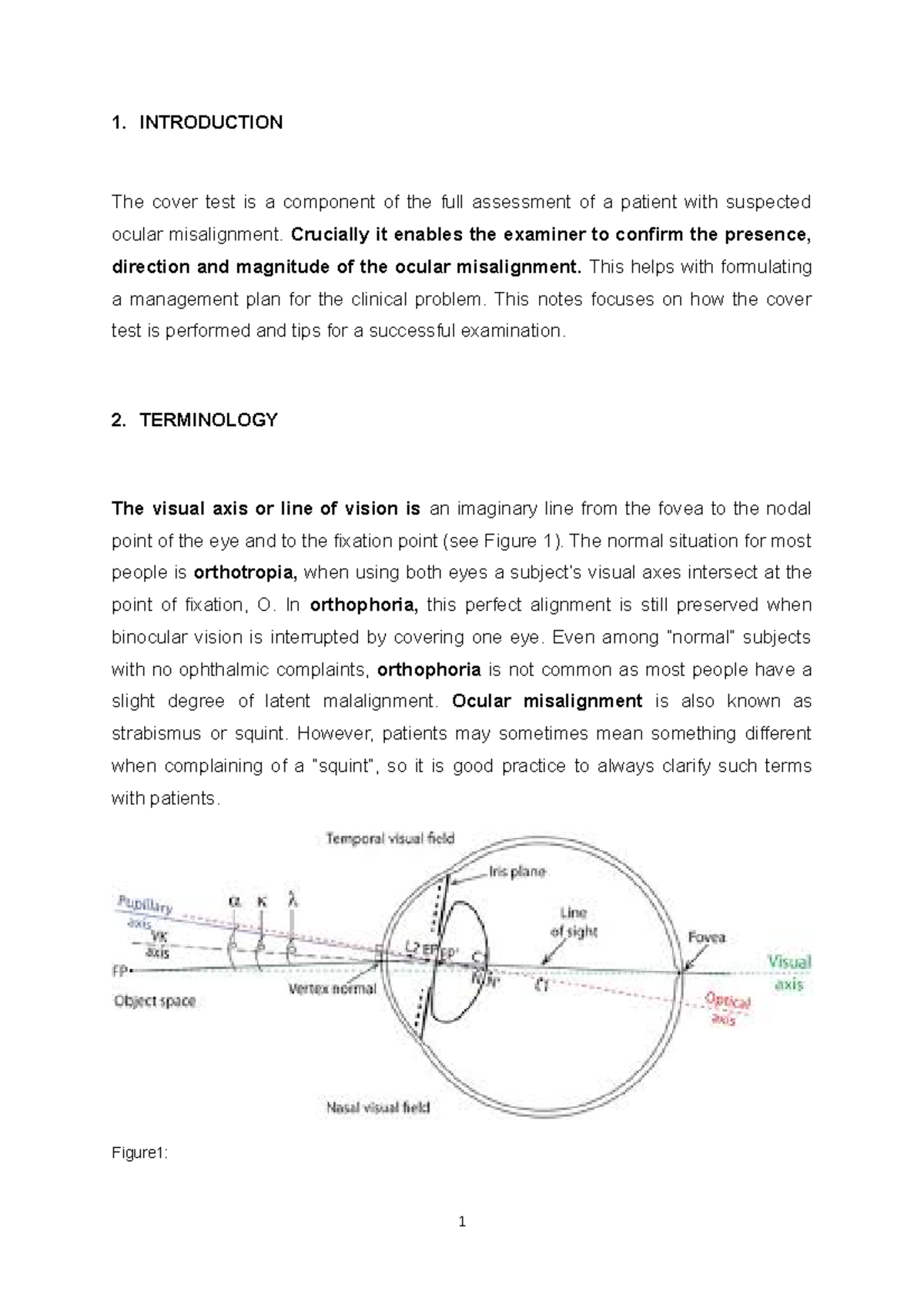 Cover test[ 17] - Lecture notes 4 - 1. INTRODUCTION The cover test is a ...