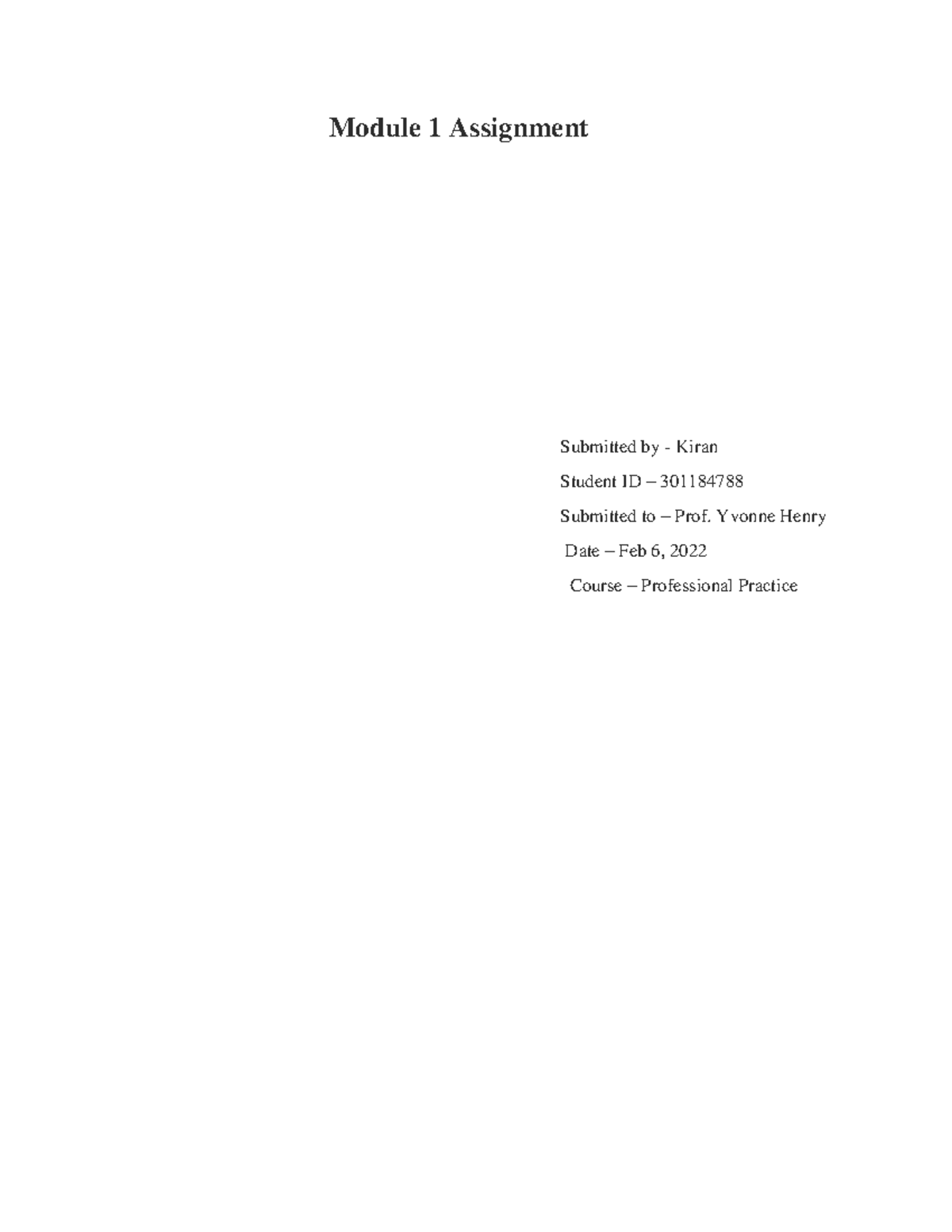 Module assignmet 1 - About the Dna extraction - Module 1 Assignment Submitted by - Kiran Student ...