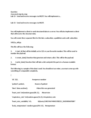 Lab5-6 - lab 5 and 6 - Networking for Software Developers Labs 5, 6 – Threads and requests ...