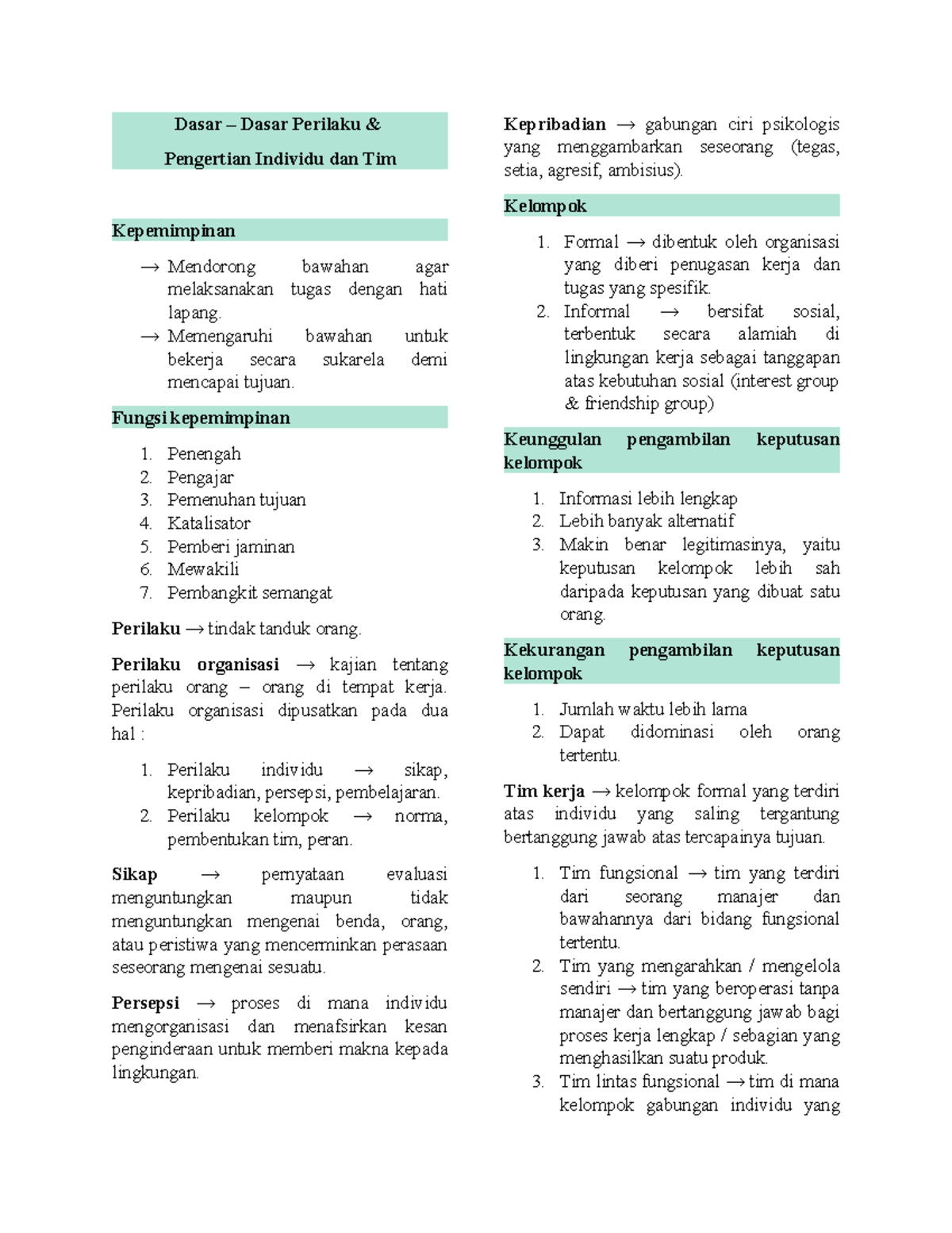 PB11 Dasar - Dasar Perilaku - Dasar – Dasar Perilaku & Pengertian ...