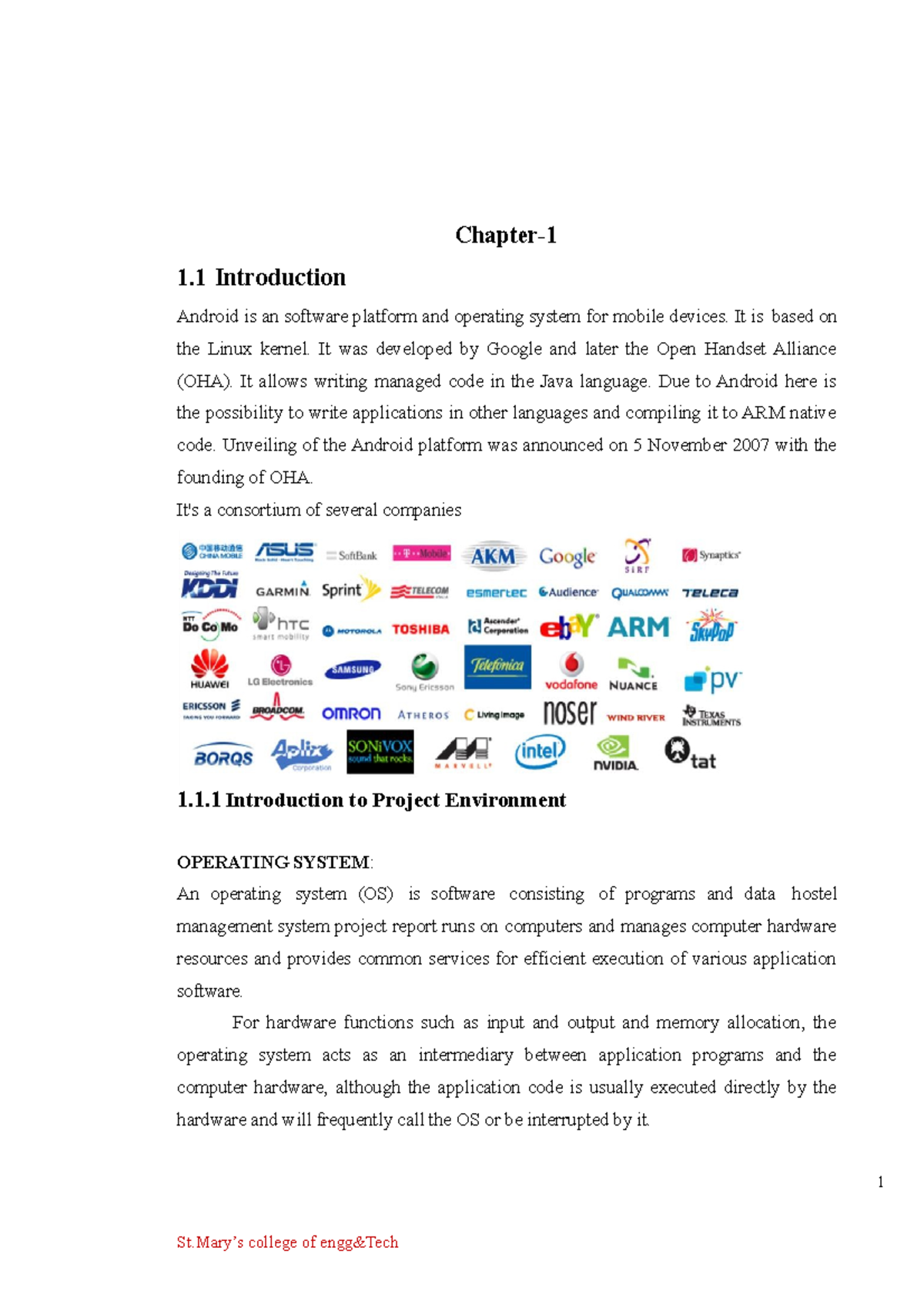 Hostel-management-system-project-reportdocx - St’s college of engg&Tech ...