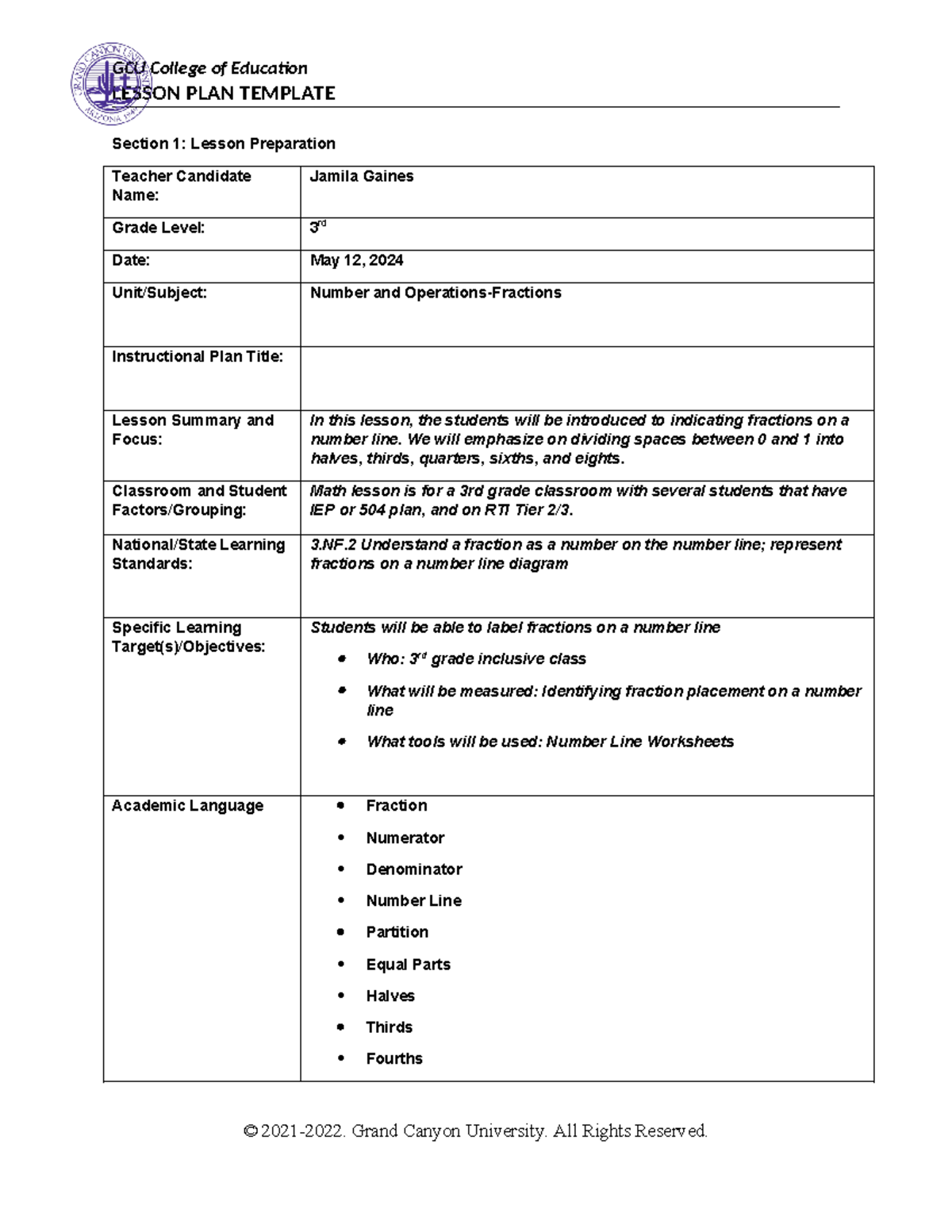 Differentiating Math Activities Lesson Plan - LESSON PLAN TEMPLATE ...