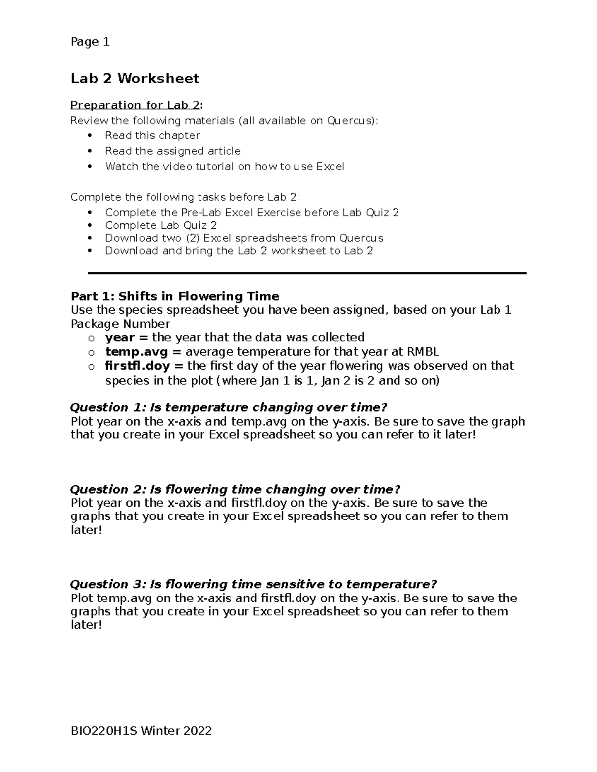 BIo220 Lab 2 Worksheet material Winter 2022 - Page 1 Lab 2 Worksheet ...