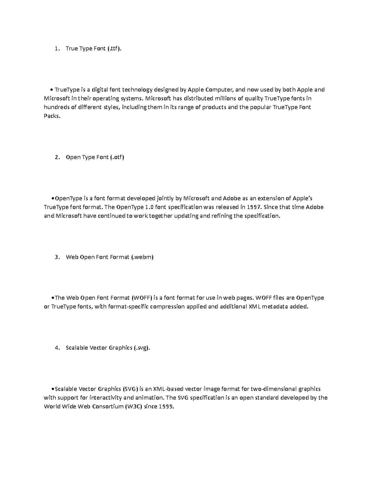 MIL- Module 4 - Oral Communication - True Type Font (.ttf). TrueType is ...