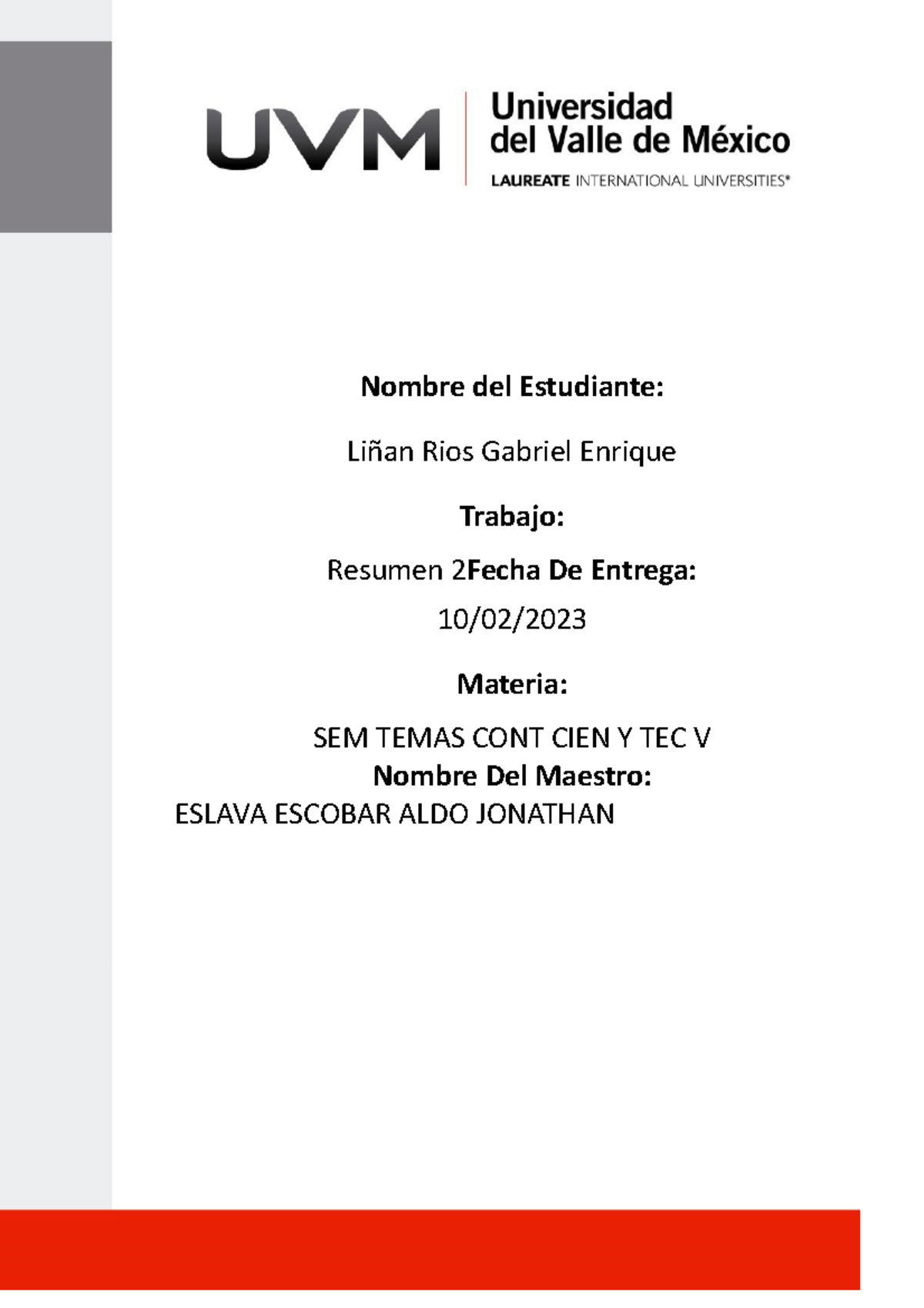 Resumen 2 - reseña de archivo medico para protesis - 1 Nombre del ...