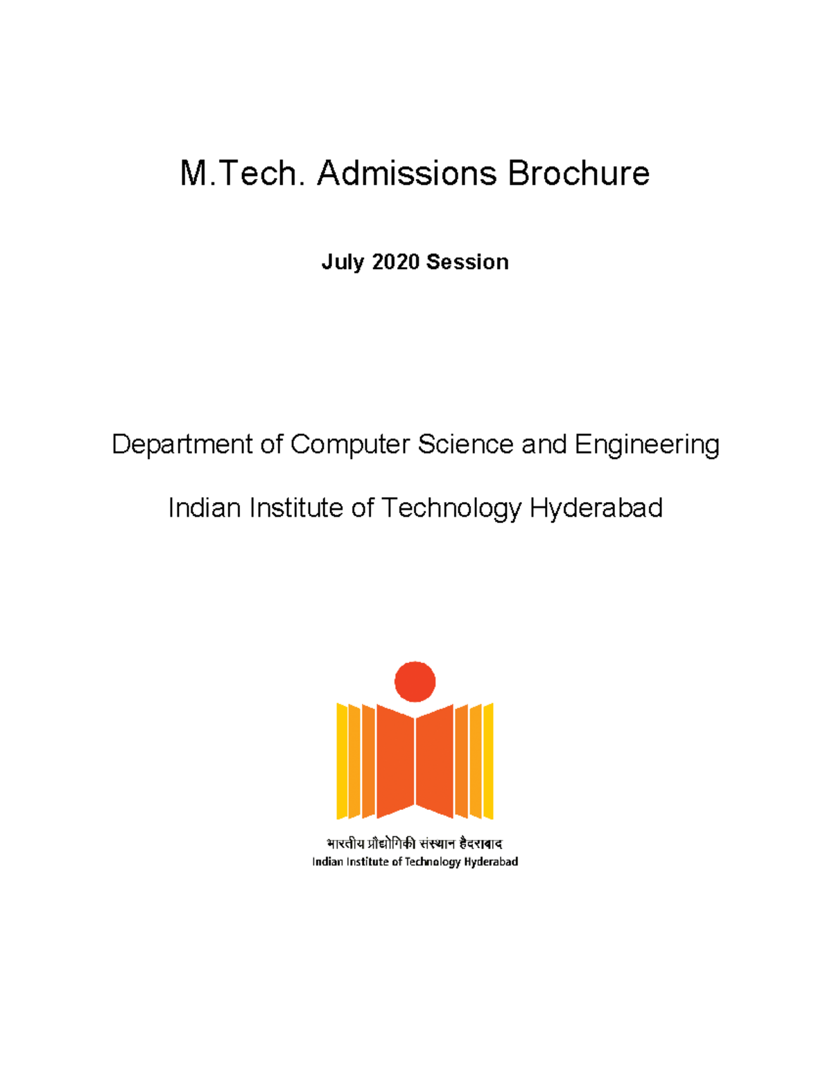 Computer Science and Engineering Brochure July 2020 - M. Admissions ...