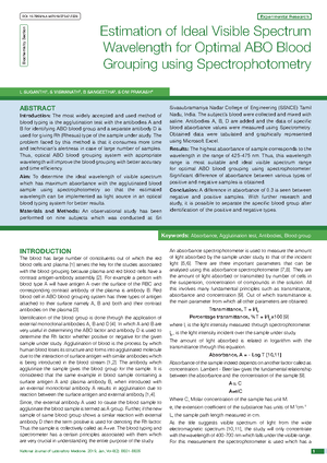 Blood Group Identification Using Machine Learning ijariie 14035 - Vol-7 ...