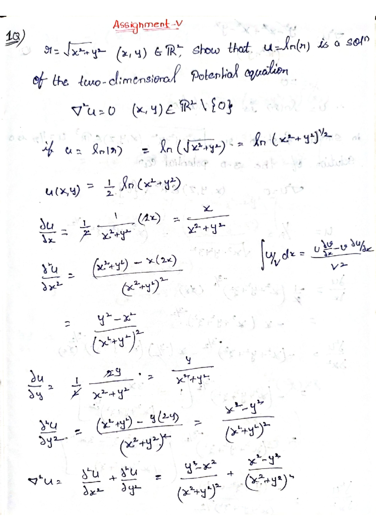 Assignment -5 solutions - Assignment V 1Q) (x,4) E RR, show that is a ...