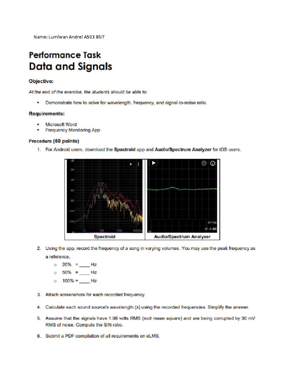 02 Performance Task 1 (Take-home) App Development - Name: Lumiwan ...