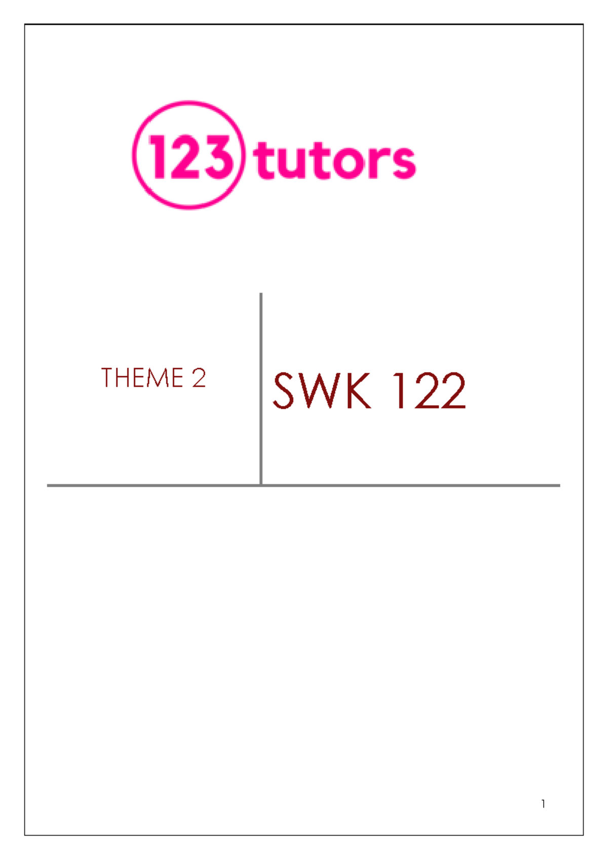 SWK Theme 2 Notes - THEME SWK Table of Contents 2 The Moment of a Force ...