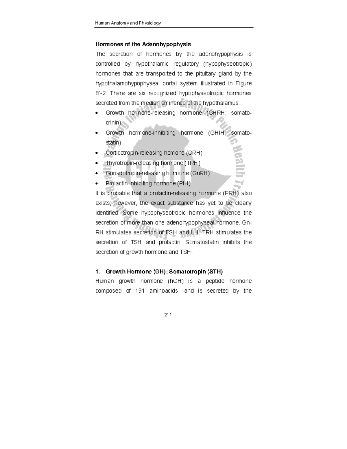 Human Anatomy and Psychology-221-225 - Hormones of the Adenohypophysis ...