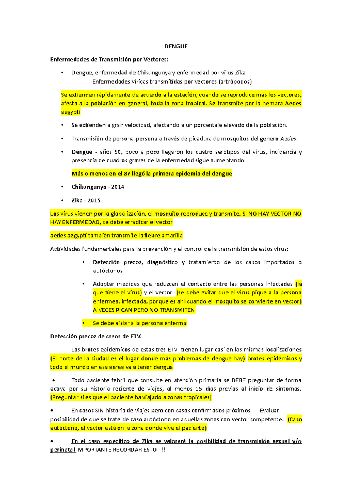 Dengue - DENGUE Enfermedades de Transmisión por Vectores: Dengue ...