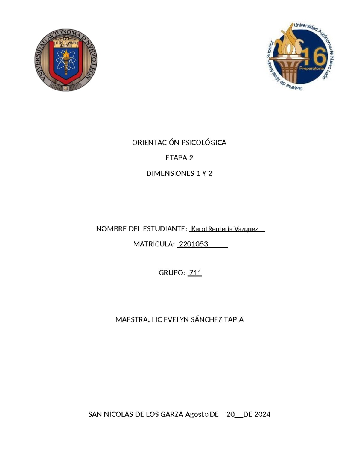 KRV Etapa 2 Evidencia 2 - ORIENTACIÓN PSICOLÓGICA ETAPA 2 DIMENSIONES 1 ... KRV Etapa 2 Evidencia 2 - ORIENTACIÓN PSICOLÓGICA ETAPA 2 DIMENSIONES 1 ...