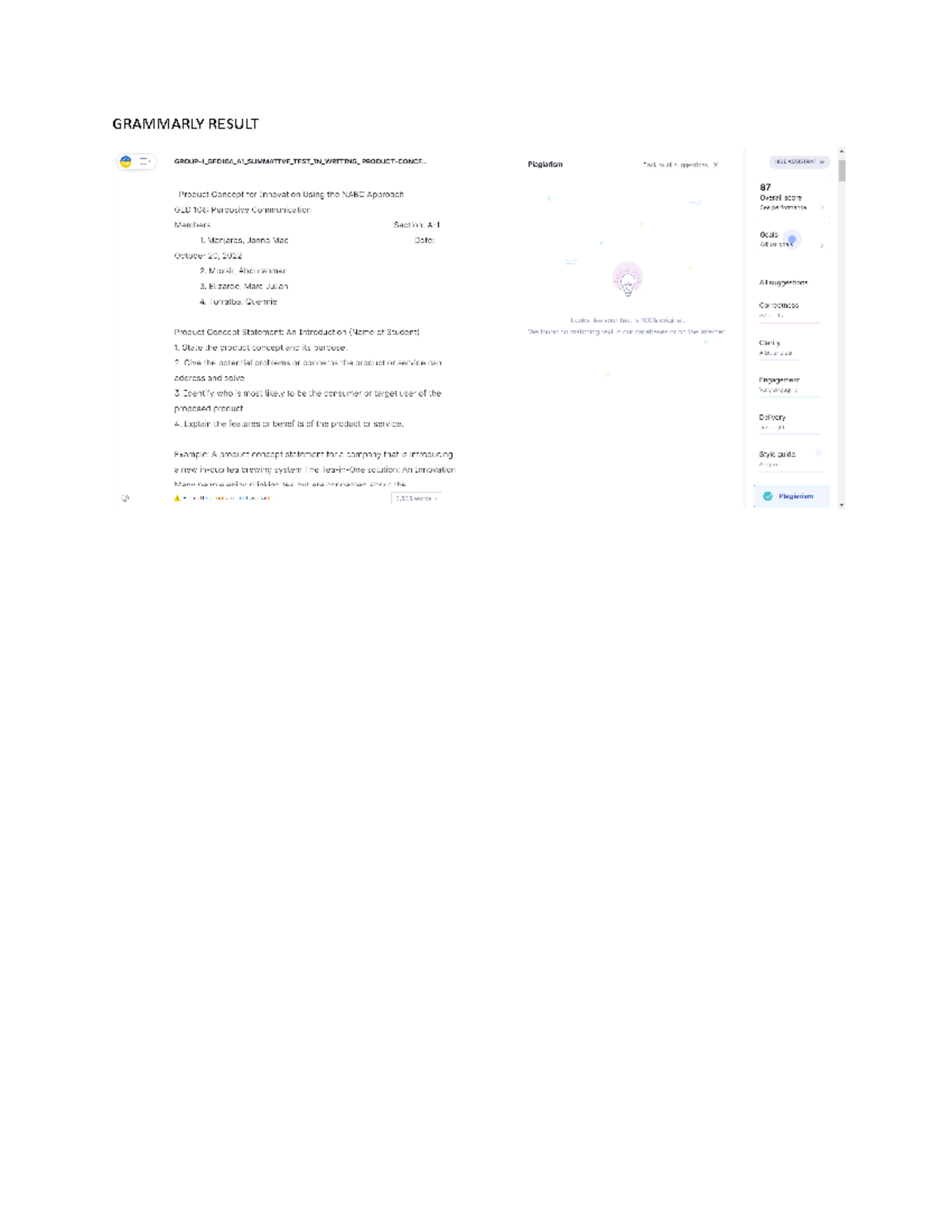 Grammarly Result - awdadw dawdwadawdsa sad awd - Anthropology ...