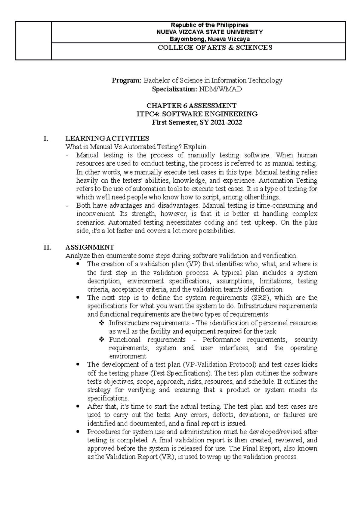 2. ITPC4 Chap6 Activities Assignment Assessment - Republic of the ...