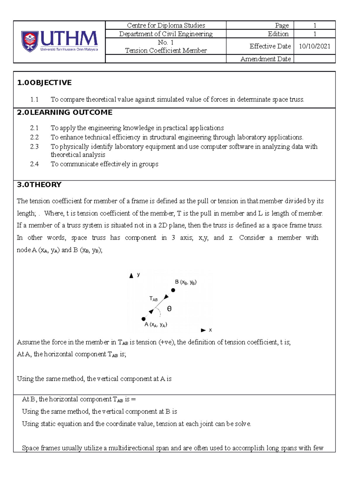 Tensioncoefficient 1-20212022 - Department of Civil Engineering Edition ...
