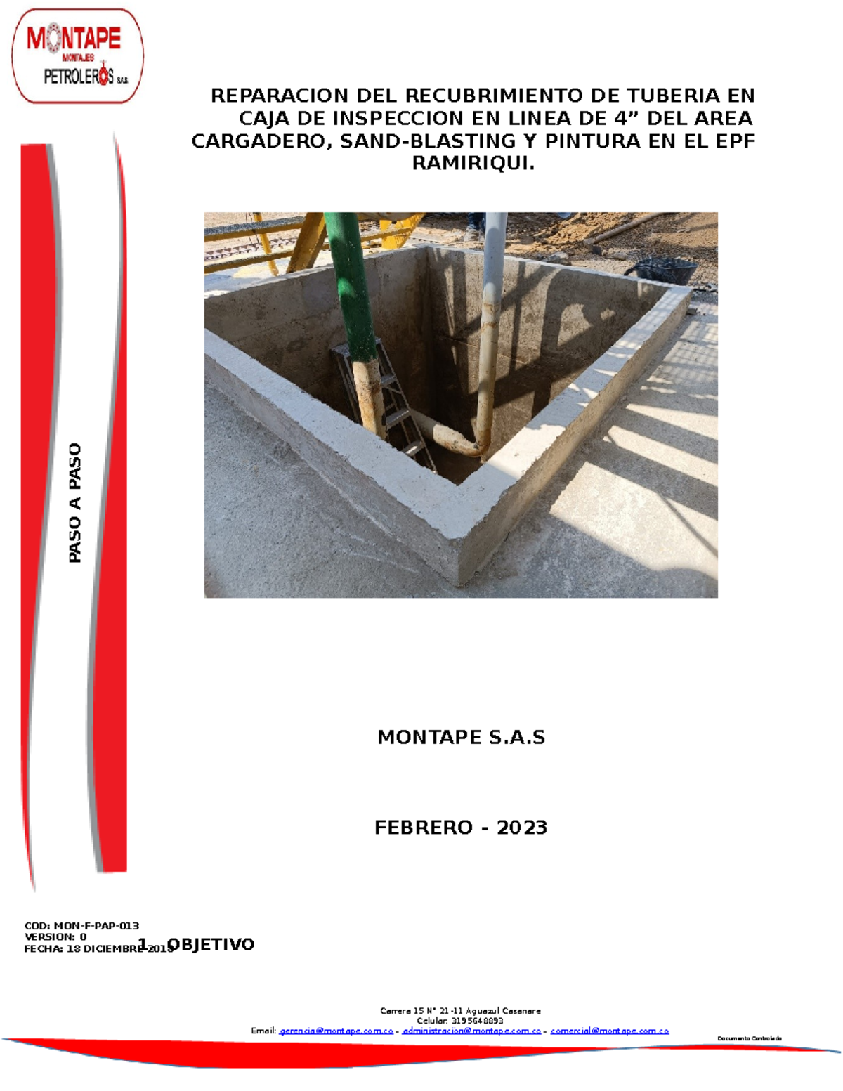 2. Procedimiento Reparacion DE Tuberias DEL AREA DE Inspeccion - PASO A ...