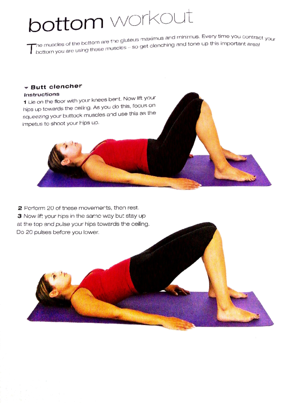 Bottom-Workout - exercise by college students - bottom workOut he ...